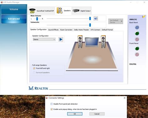 Fix Realtek Hd Audio Front Panel Jack Not Working In Windows 10 Youtube