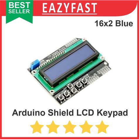 Jual Lcd Keypad Shield Lcd 1602 16x2 Shield Arduino Uno Shopee Indonesia