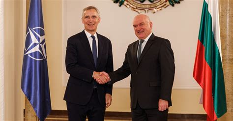 Nato Chief In Sofia Bulgaria Is A Valued And Reliable Nato Ally The