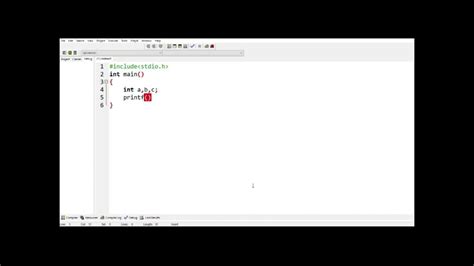 Addition Of Two Numbers In C Language Youtube