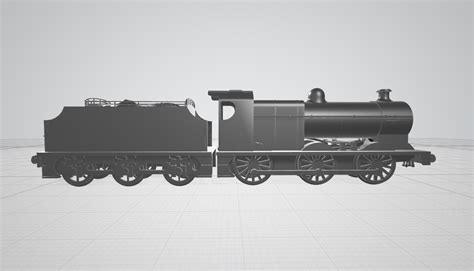 Obj File Steam Locomotive Lms Fowler 4f 😤 ・3d Printing Template To Download・cults
