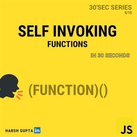 Harsh Gupta On Linkedin Javascript Interview Question 👇👇 Self Invoking Function Normally We
