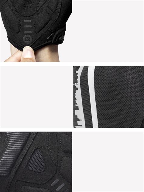 Перчатки спортивные Rockbros S252 черный цвет — купить за 1020 руб отзывы в интернет магазине