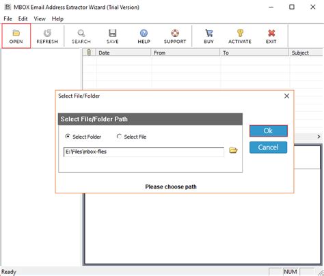 Extract Email Addresses From MBOX MBX MBS Files Of All Applications