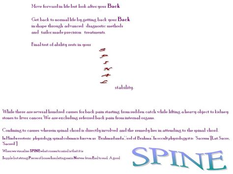 Content Write Ups Spine