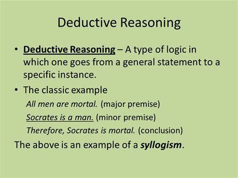inductive and deductive reasoning ppt download
