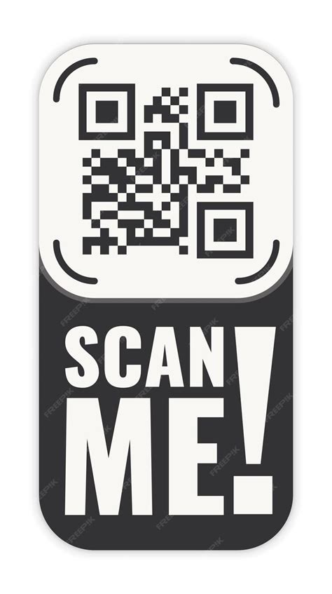 Premium Vector Qr Code Scan Me In Speech Bubble Scan Me Concept Icon