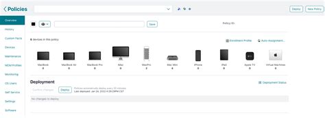 Policy Deployment Status Overview Addigy