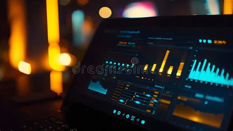 Generative Ai Predictive Analytics And Digital Data Technology Kpi Dashboard On Laptop Business