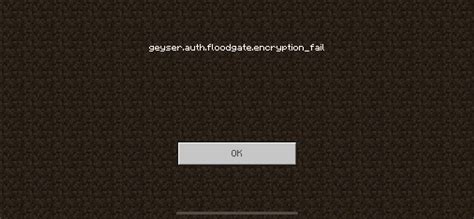 floodgate encryption fail · issue 257 · geysermc floodgate · github