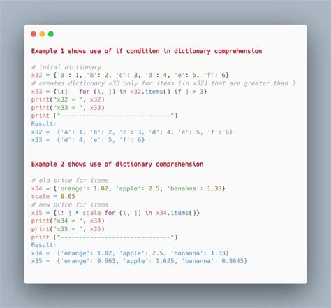 Learn About Dictionary Comprehension In Python Data Analysis And Visualization Using Python