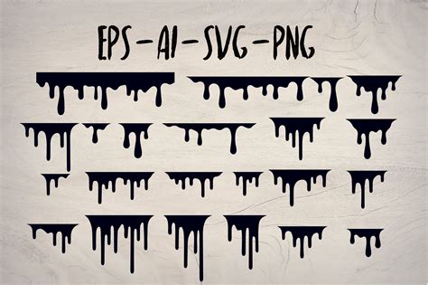 Dripping Liquid Svg Graphic By Sweetsvg · Creative Fabrica