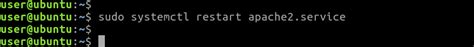 How To Restart Apache In Ubuntu Server 1804