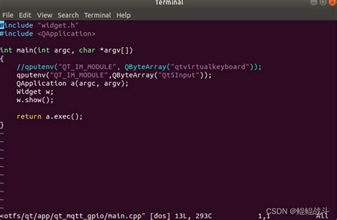 在arm板上实现qt虚拟键盘 Qwidget实现 官方虚拟键盘、第三方虚拟键盘qtvirtualkeyboard Qwidget最简单但