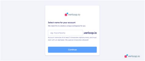 Creating Your Account Verloop Help Docs Creating Your Account Verloop Help Docs