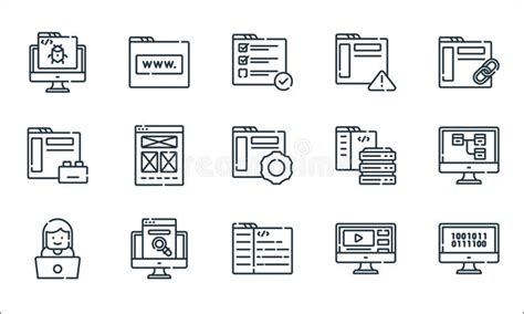 Linear Binary Data Search Icon From Business And Analytics Outline
