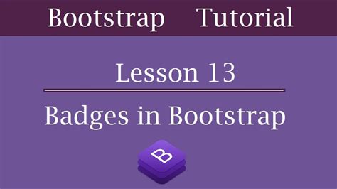 Bootstrap Badges Bootstrap Tutorial For Beginners Youtube