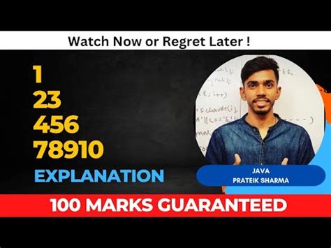 ICSE SPECIMEN PATTERN Computer Class 10 ICSE ISC Java Programming YouTube