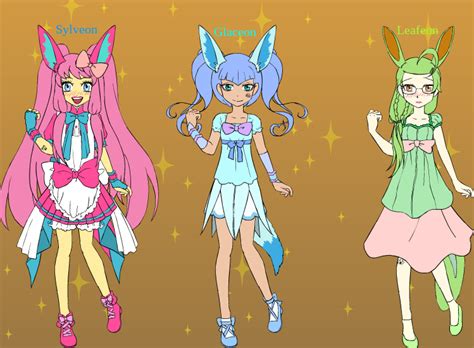 Human Eeveelutions 2 By Evieawesome88 On Deviantart