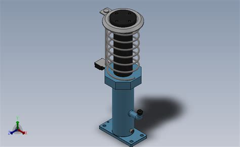 液压缓冲器弹簧外置式 OH 220 SOLIDWORKS 2018 模型图纸下载 懒石网