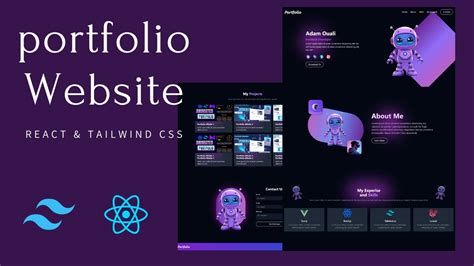 build portfolio website just in 39 minutes using react tailwind and vite