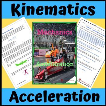 Kinematics Acceleration By Step By Step Science TpT