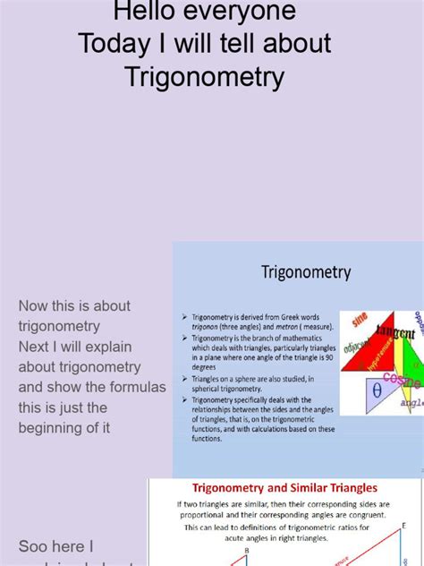 Trignometry Pdf