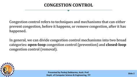 Ppt Congestion Control Ppt