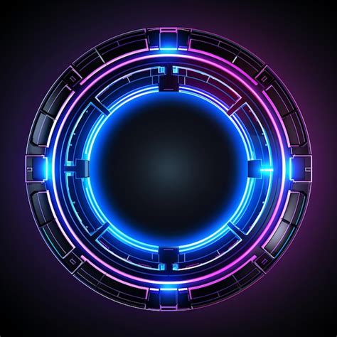 Premium Photo Abstract Hud Gui Ui Circular Shape