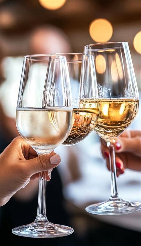 Cheers To Us A Toast Of Friendship And Good Times Clinking Wineglasses