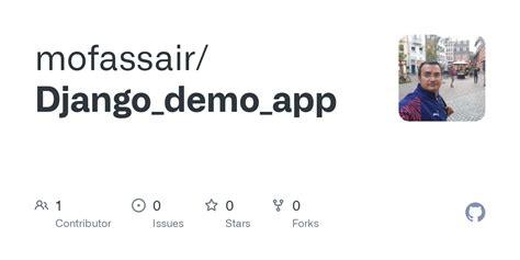 GitHub Mofassair Django Demo App