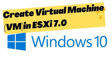 Creating A Virtual Machine In The Vmware Esxi Hypervisor Management Console Youtube