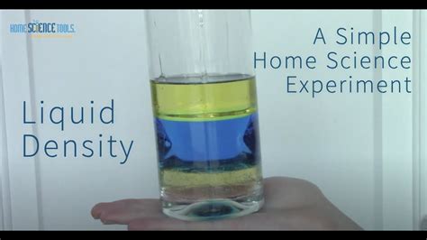 Density Experiment Chemistry At Danica Jones Blog