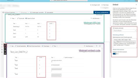 Connectionfilter Two Sharepoint Lists With Iframe Embed Code