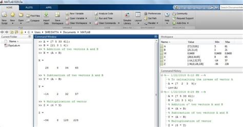 Detail Guide Create Matlab Vector Types Mathematical Operations