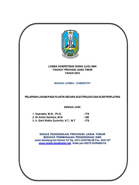 Kisi Soal Praktek Lks Chemistry 2023 Pdf