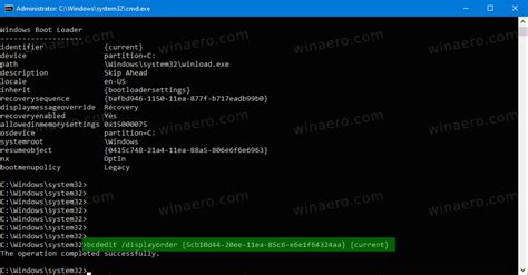 Change Display Order Of Boot Menu Items In Windows 10