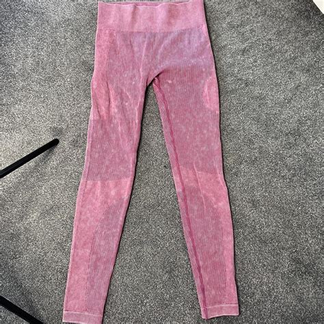 Botee Womens Pink Leggings Depop