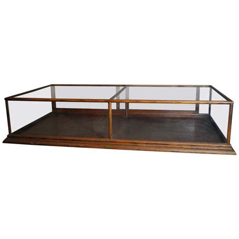 Antique Walnut Store Glass Mercantile Display Case Nashville History