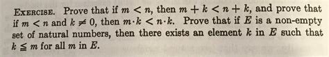 Solved EXERCISE Prove That If M Chegg Com