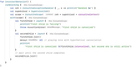 Kotlin Coroutine Context Element Ordering Causing Unexpected Behavior