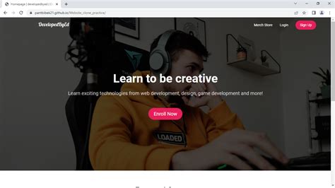 Github Pantbibek Developedbyed Clone