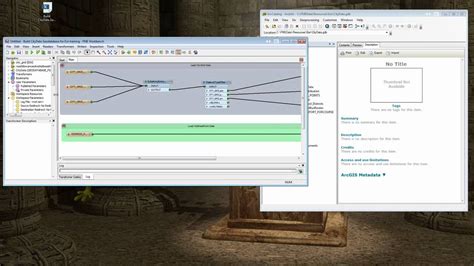 Creating Geodatabases From An Arcgis Xml Workspace Document Youtube