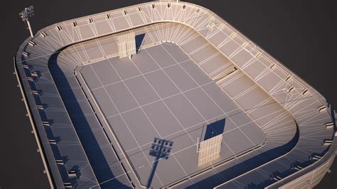 미식 축구 경기장 3d 모델 99 Fbx Max Free3d