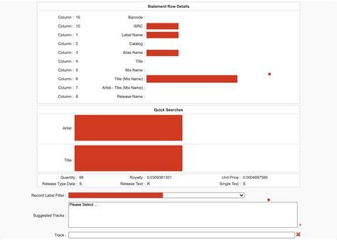 manually matching lines on the sales import in royaltyworx labelworx support