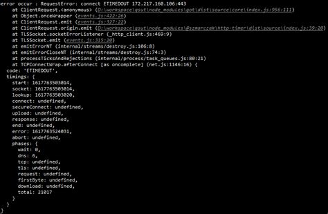 Requesterror Connect Etimedout · Issue 1678 · Sindresorhusgot · Github