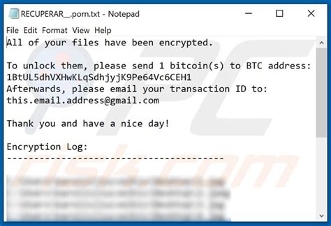 Porn Ransomware Decryption Removal And Lost Files Recovery