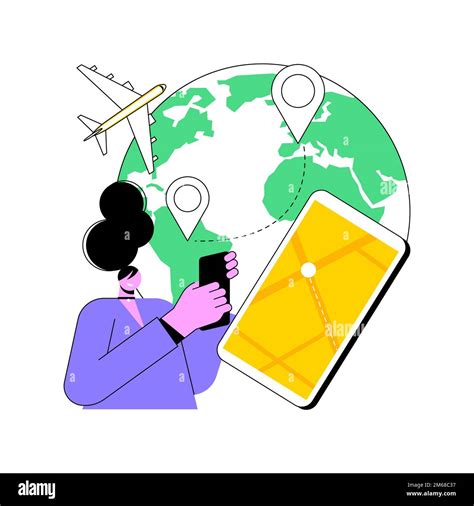 Smart Delivery Tracking Abstract Concept Vector Illustration Track