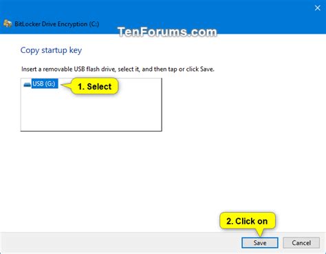 Copy Startup Key Of Os Drive Encrypted By Bitlocker In Windows Tutorials