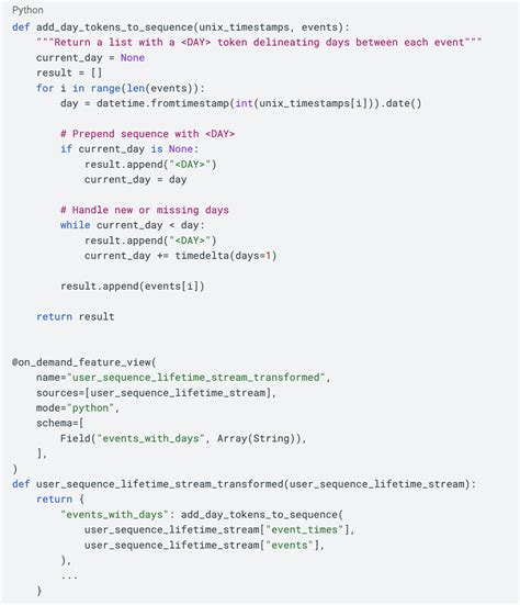 how coinbase builds sequence features for machine learning